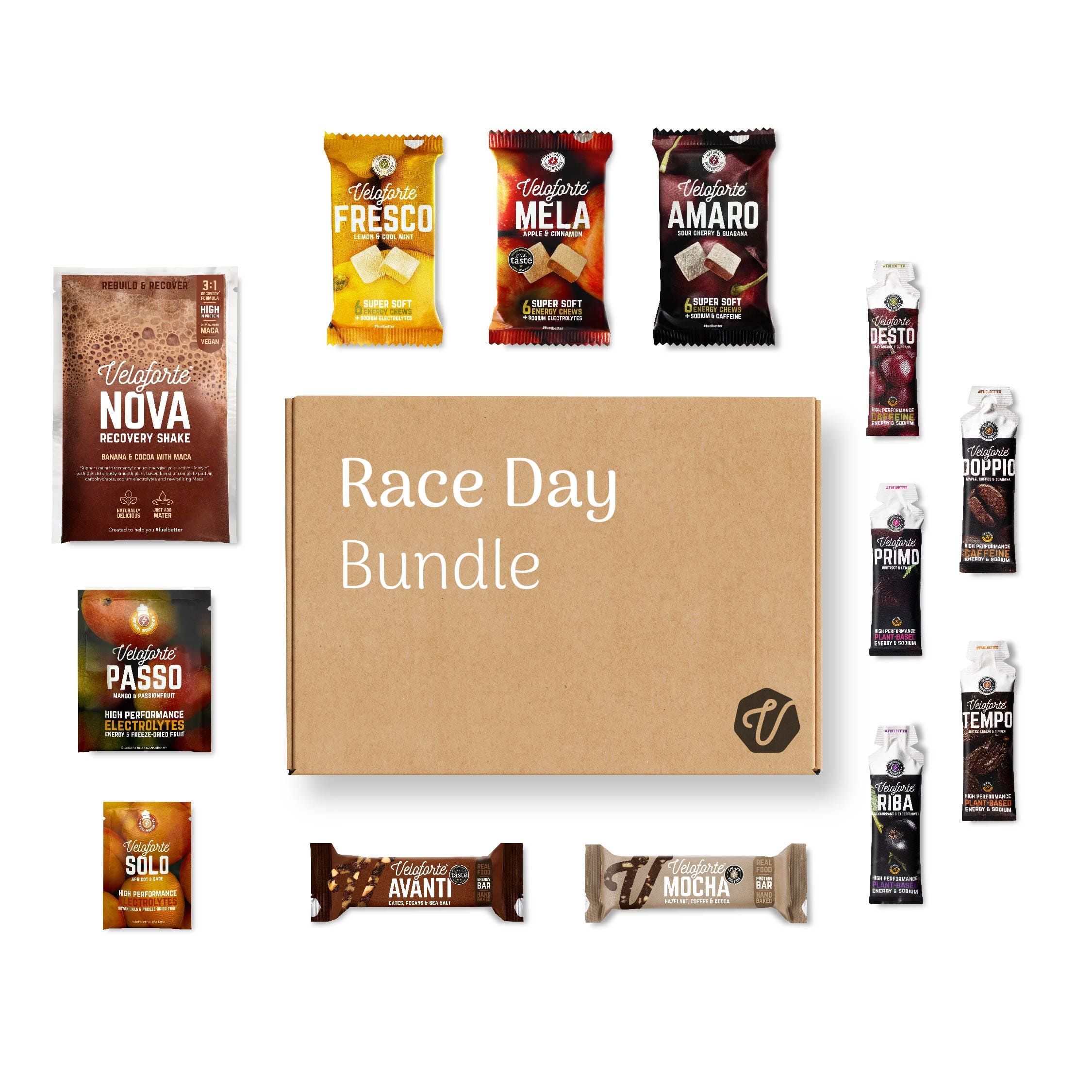 Race Day Bundle | All-natural running nutrition | Veloforte