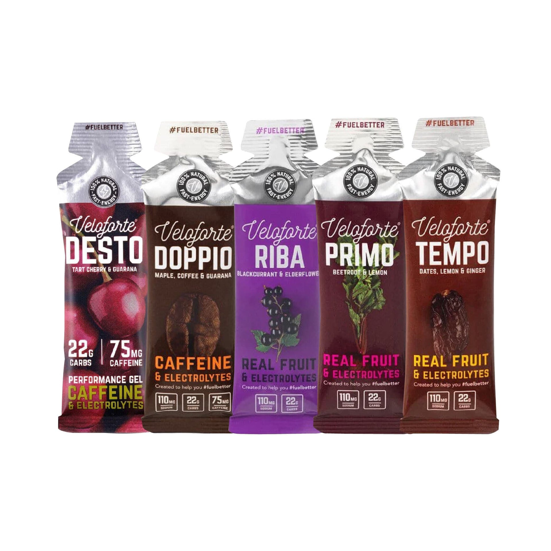 Natural Energy Gels | Running | Cycling | Endurance| Veloforte